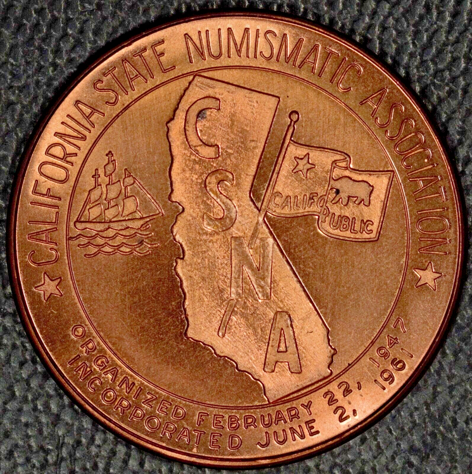 1976 CSNA Medal, Disneyland, Gem BU, Ca State Numismatic Association | eBay