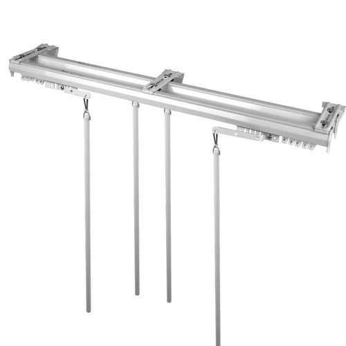 Rod Desyne Traverse Curtain Rod Adjustable Baton Draw Double Metal ...