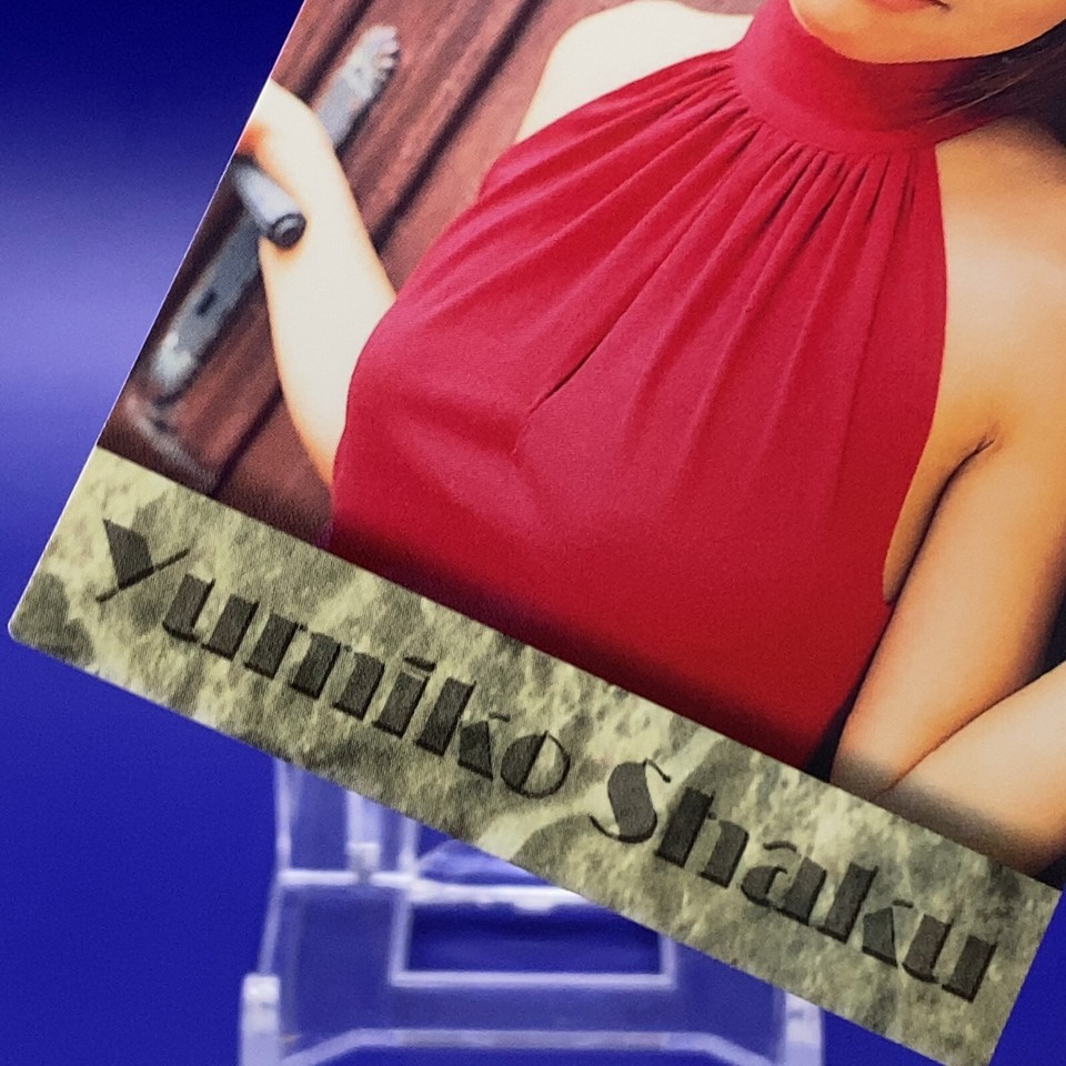 Yumiko Shaku Japanese Gravure Idol Trading Card No.54 Made In Japan F/S ...