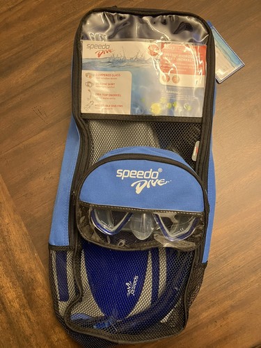 Speedo Dive HYDROSCOPE Mask Snorkel Fins Adult 15+ Up Swimming Diving ...