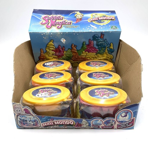 Vintage Magic Sand Moose Toys Plastic Mini World Sealed 6pcs+ Expositor ...