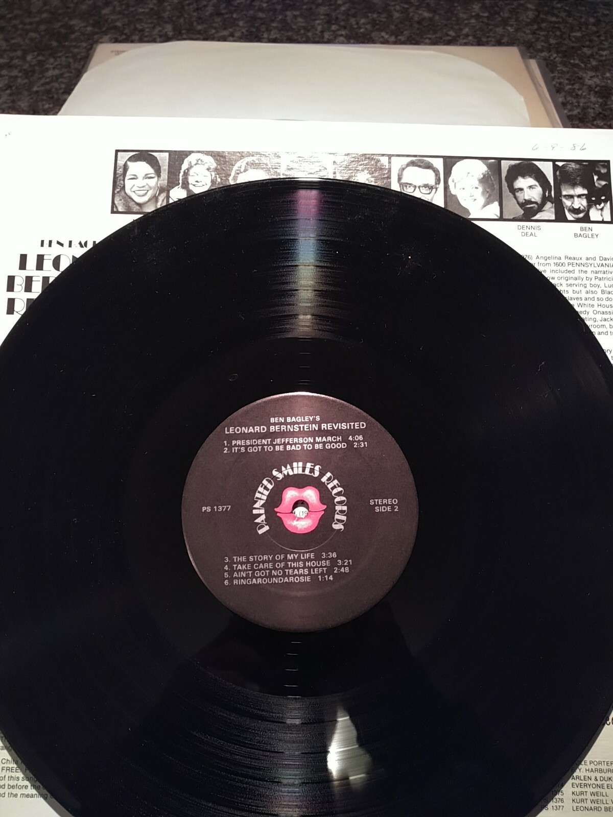 Ben Bagley "Leonard Bernstein Revisited" LP* EXCELLENT NM 1981 PAINTED ...