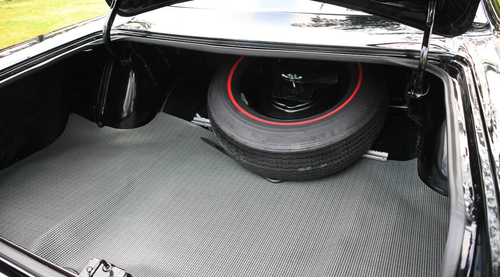 1968-69 PLYMOUTH ROAD RUNNER GTX CONVERTIBLE VINYL TRUNK MAT GRAY ...