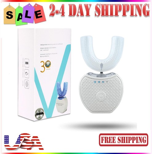 Sani White Ultrasonic Toothbrush, Ortho Sparkle Sonic Glow Brush, U ...