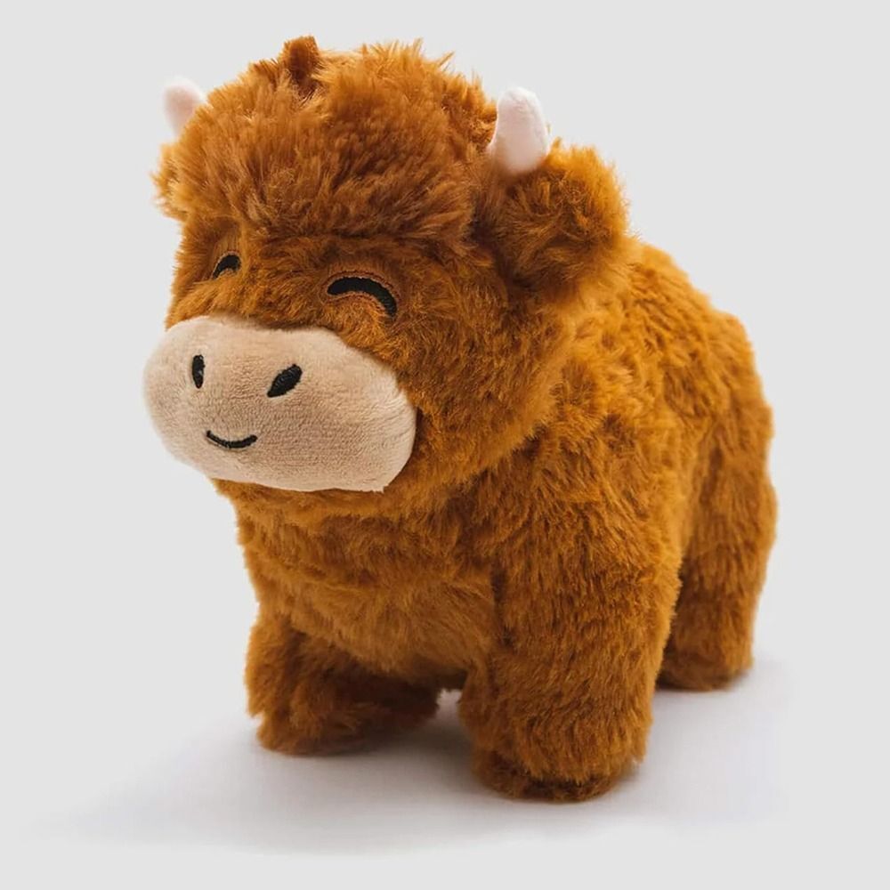 Fluffy Bull Fluffy Highland Cow Soft Toy Plush Toy Stuffed Animal Doll ...