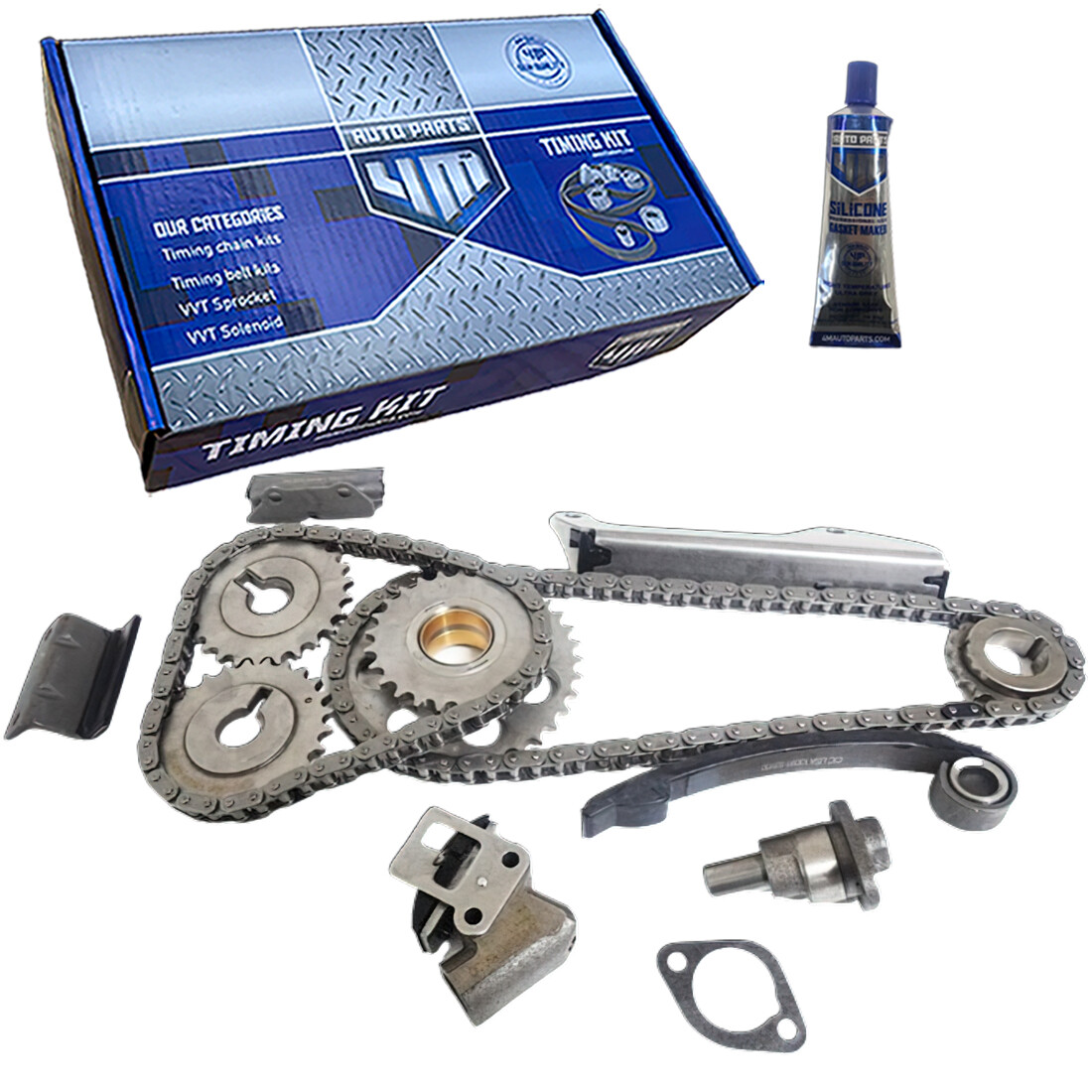 4M-6NS580-2 Engine Timing Chain Kit Fits Nissan Sentra, 200SX, Tsuru 1 ...