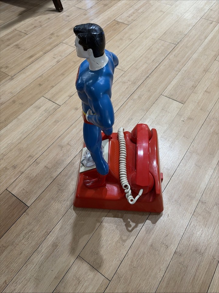 VINTAGE 1981 SUPERMAN ROTARY TELEPHONE | eBay