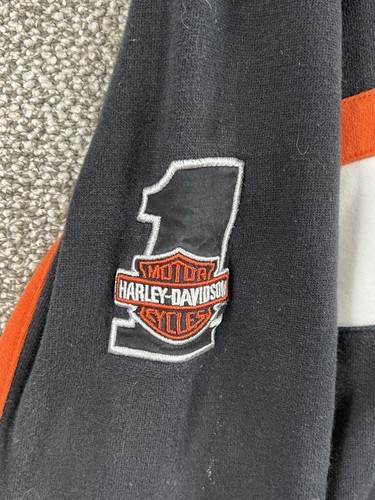 Harley-Davidson Women's Sz Medium Rally Stripe Zip Front Hoodie 99094 ...