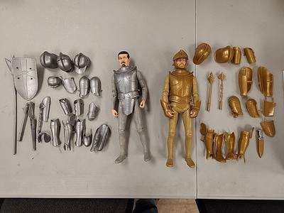 Marx Toys Noble Knight Silver Sir Stuart Gold Gordon Lots Of ...