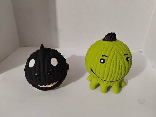 Hugglehounds Ruff-Tex Squeaky Tough Dog Toy Octopus And Black Fish Lot ...