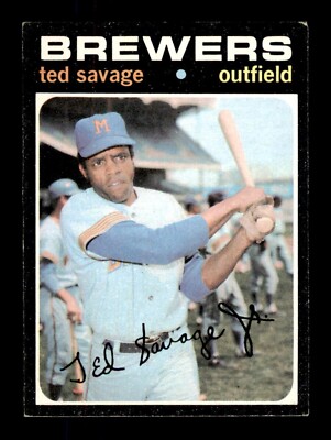1971 Topps Baseball #76 Ted Savage EX | eBay