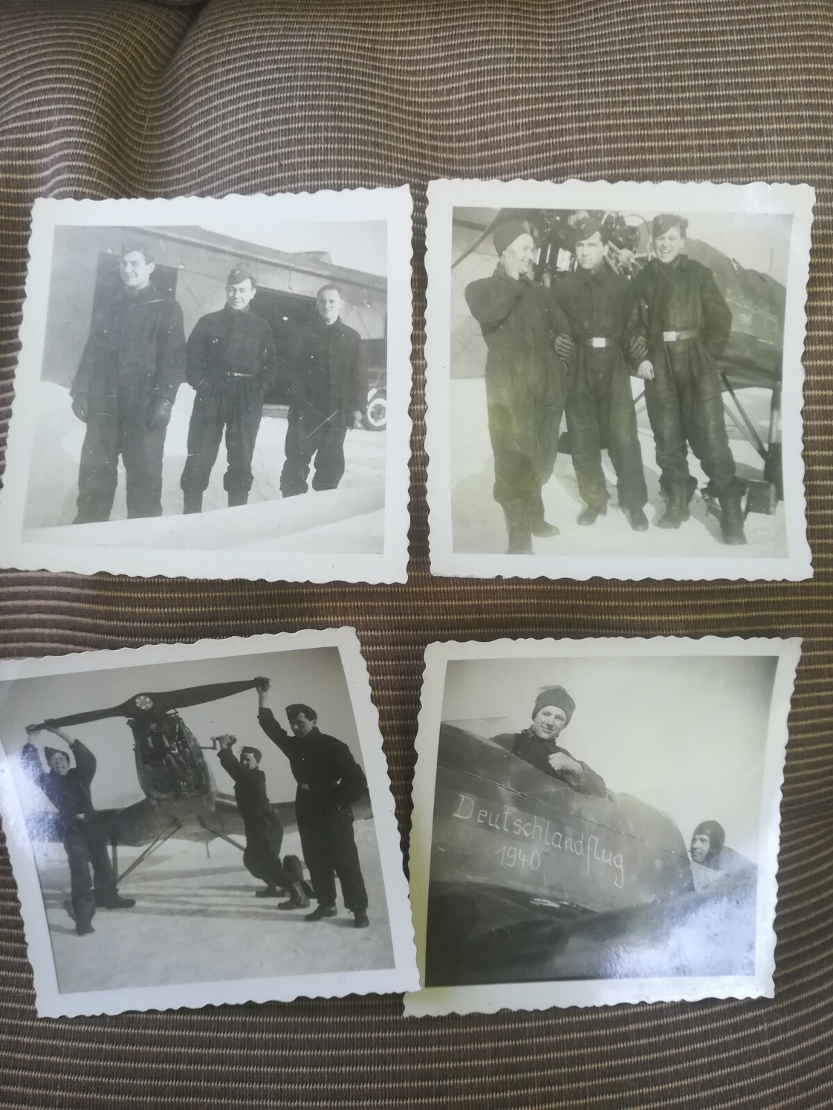 foto Lot luftwaffe jagdflieger Walter wolfrum jg52 me109 weisse 6 bruch ...