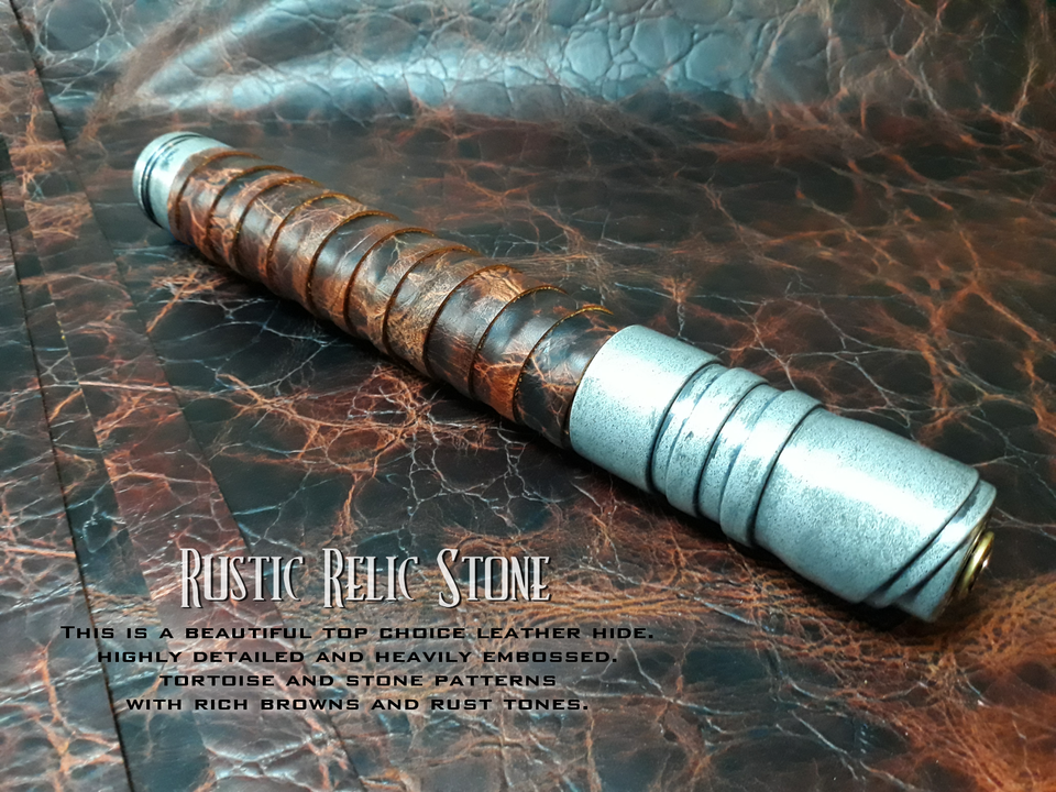 LEATHER WRAPS GENUINE COWHIDE 4FT. LIGHT SABER HILT WRAP, AXE, KNIFE ...