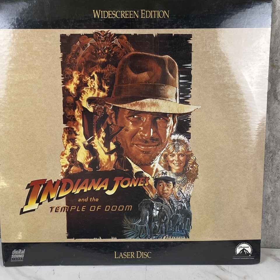 Indiana Jones and the Temple of Doom Laserdisc Widescreen Edition ...