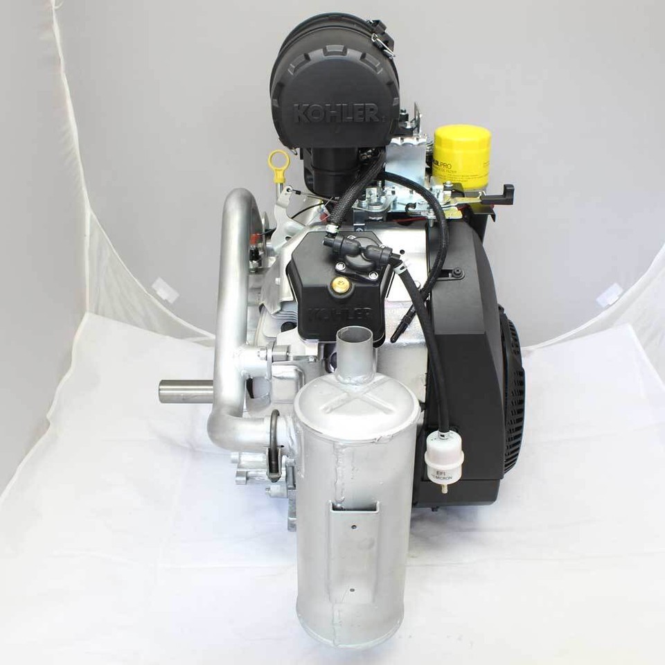 Kohler CH1000 Replacement Engine 1.44"x4.45" Crank w/ Muffler, Controls ...