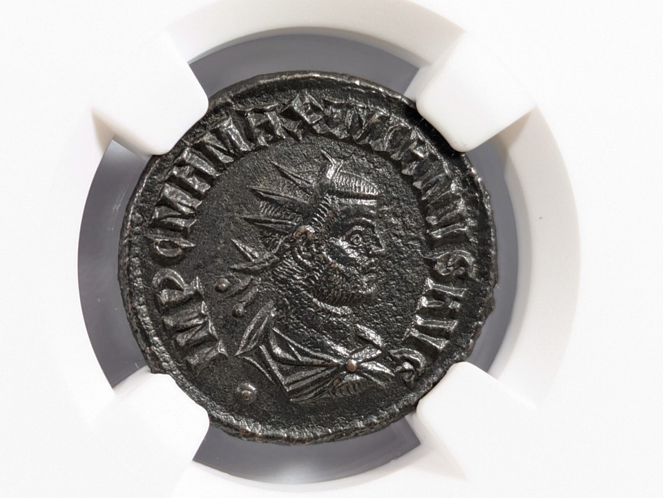Diocletian Roman Empire AD 284-305 NGC AU Ancient Aurelianianus ...
