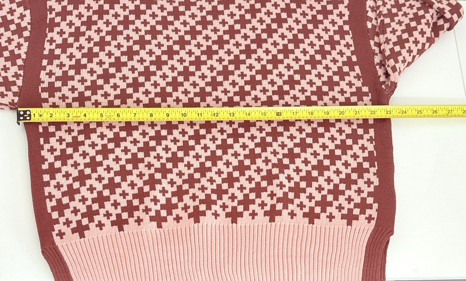 NWOT &Merci Pink Rust Women L Long Sleeve Knit Sweater Cozy Soft ...