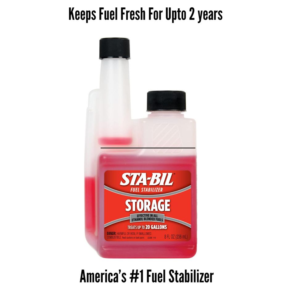 STA-BIL Storage Fuel Stabilizer - Keeps Fuel Fresh for 24 Months ...