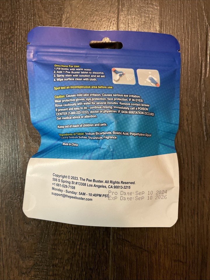 The Pee buster Pet Stain & Odor Remover - Cleaning Spray for Dog and ...