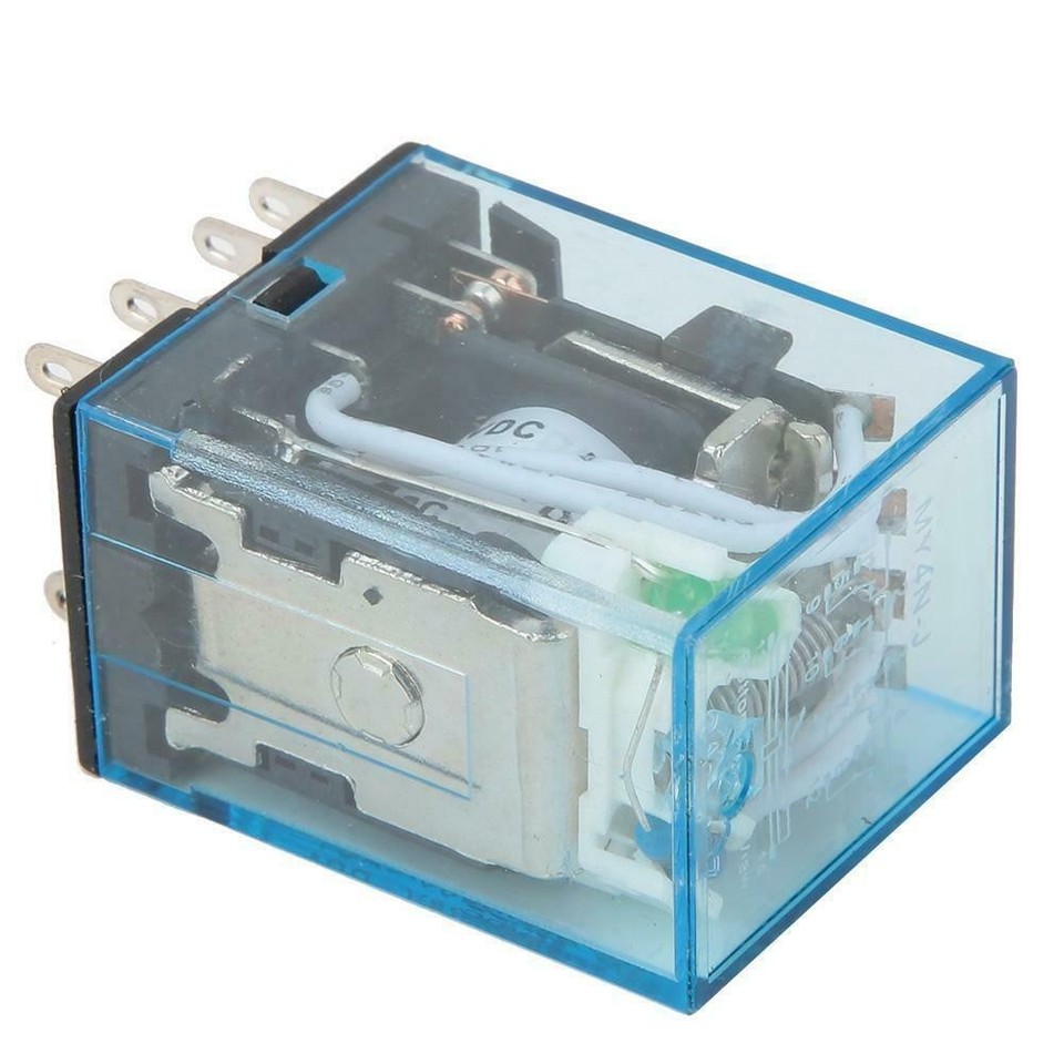 Coil Power Relay 220VAC 14-Pin 4NO+4NC MY4N-J 5A 35*21.5*27mm ...