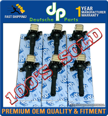 DIRECT IGNITION COIL Coils 6 SET for BMW E38 728i 730i 96 97 98 99 2000 ...