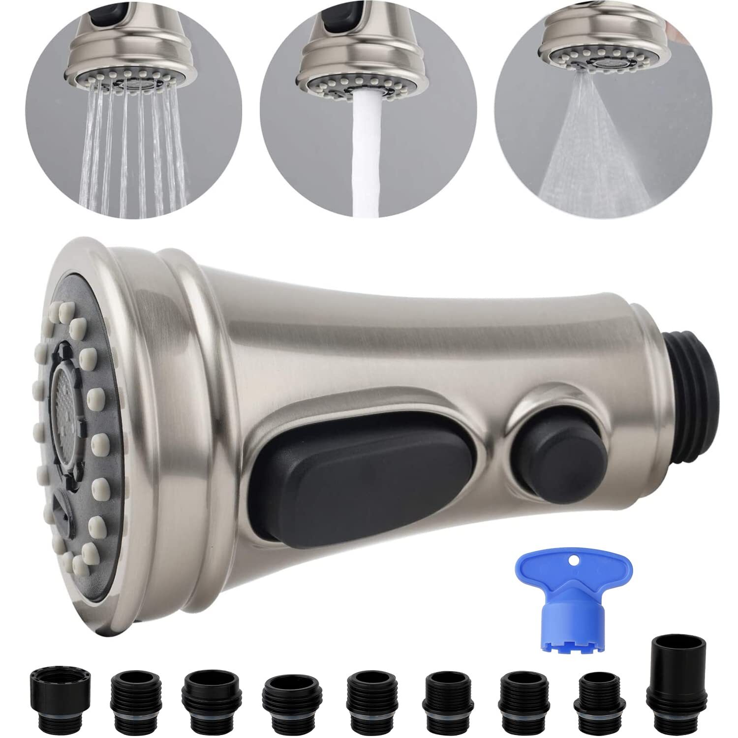 Kitchen Faucet Pull Down Spray Head Faucet Sprayer for MOEN DELTA ...