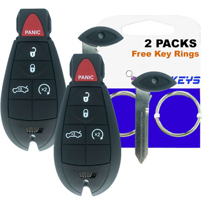 2 For 2013 2014 2015 2016 Dodge Dart Keyless Entry Remote Start Car Key ...