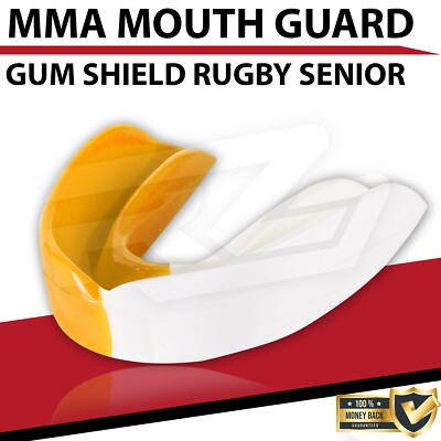 MMA Mouth Guard Teeth Protection Boxing Gum Shield Rugby Senior UK ...