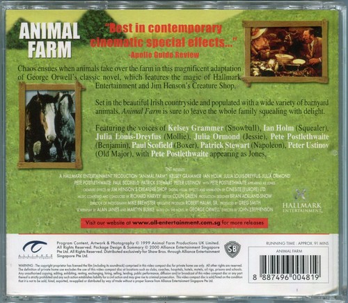 Mega Rare 1999 Animal Farm Original Video CD VCD 2-Disc Set Out of ...