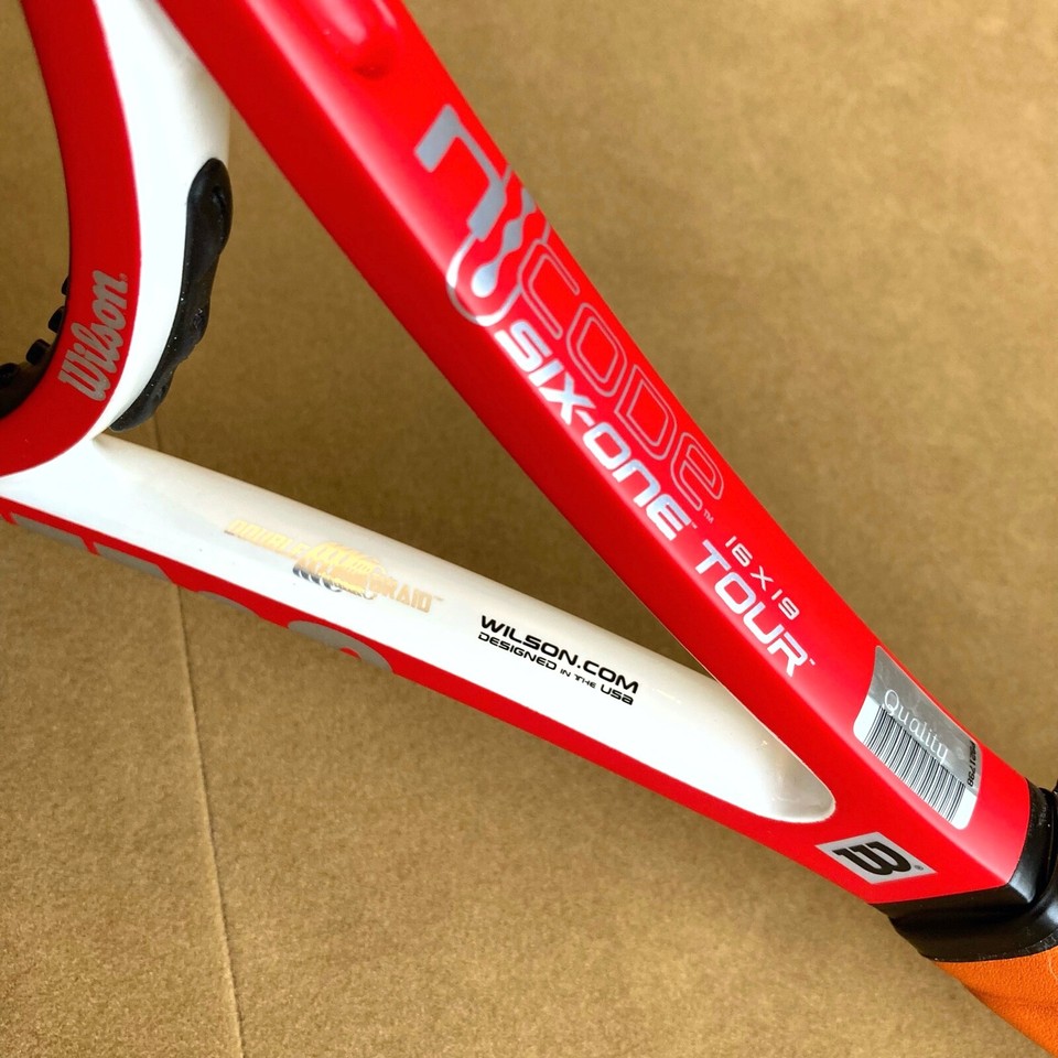 Wilson nCode Six One 6.1 Tour 90 Roger Federer Pro Staff Tennis Racquet ...