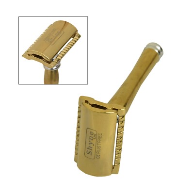 Men's Shaving De Safety Razor Stainless Steel Handle Double Edge Safety ...