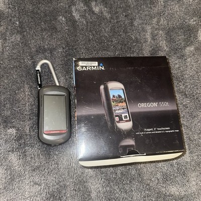 Garmin Oregon 550T Handheld Rugged GPS Navigator With Camera In Box ...
