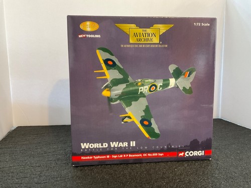 Corgi 1/72 Scale AA36502 WW2 Hawker Typhoon IB 609 Sqn Manston 1943 | eBay
