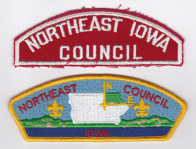 USA BOY SCOUTS OF AMERICA - BSA NORTHEAST IOWA COUNCIL SHOULDER PATCH ...