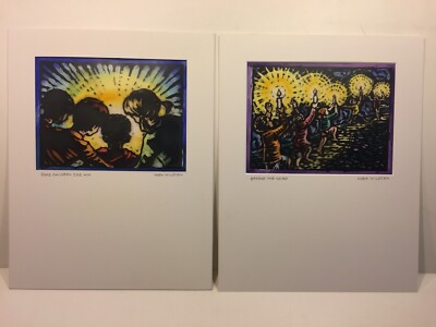 Nora Wildgen 2 Original Signed & Matted Pieces of Art | eBay UK
