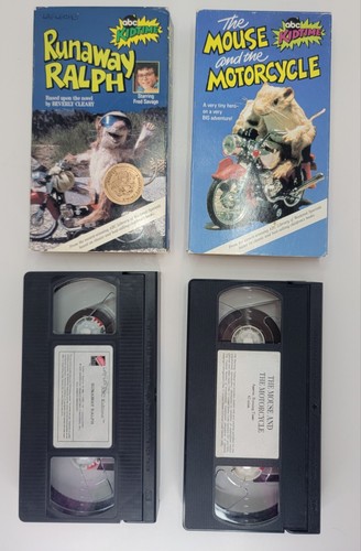 Runaway Ralph (VHS) and Mouse and The Motorcycle Movies Abc Kidtime ...