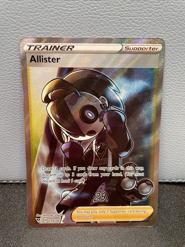 Pokemon Card ALLISTER Ultra Rare 179/185 VIVID VOLTAGE NM | eBay Australia