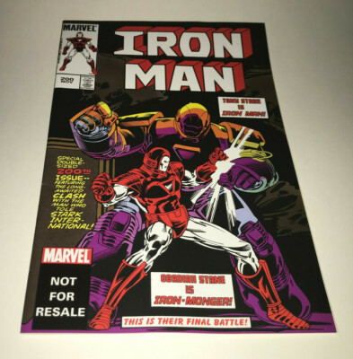 Iron Man #200 Comic Marvel Legends Reprint 1st SIlver Centurion Series ...