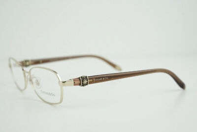 Tiffany & Co. TF 1074-B 6021 Gold/Clear Brown 54-16-135 Eyeglasses | eBay