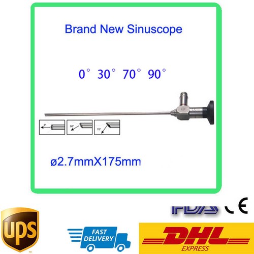 0°/30°/70°/90° 2.7x175mm Medical Endoscope Sinuscope Arthroscope Nasal ...