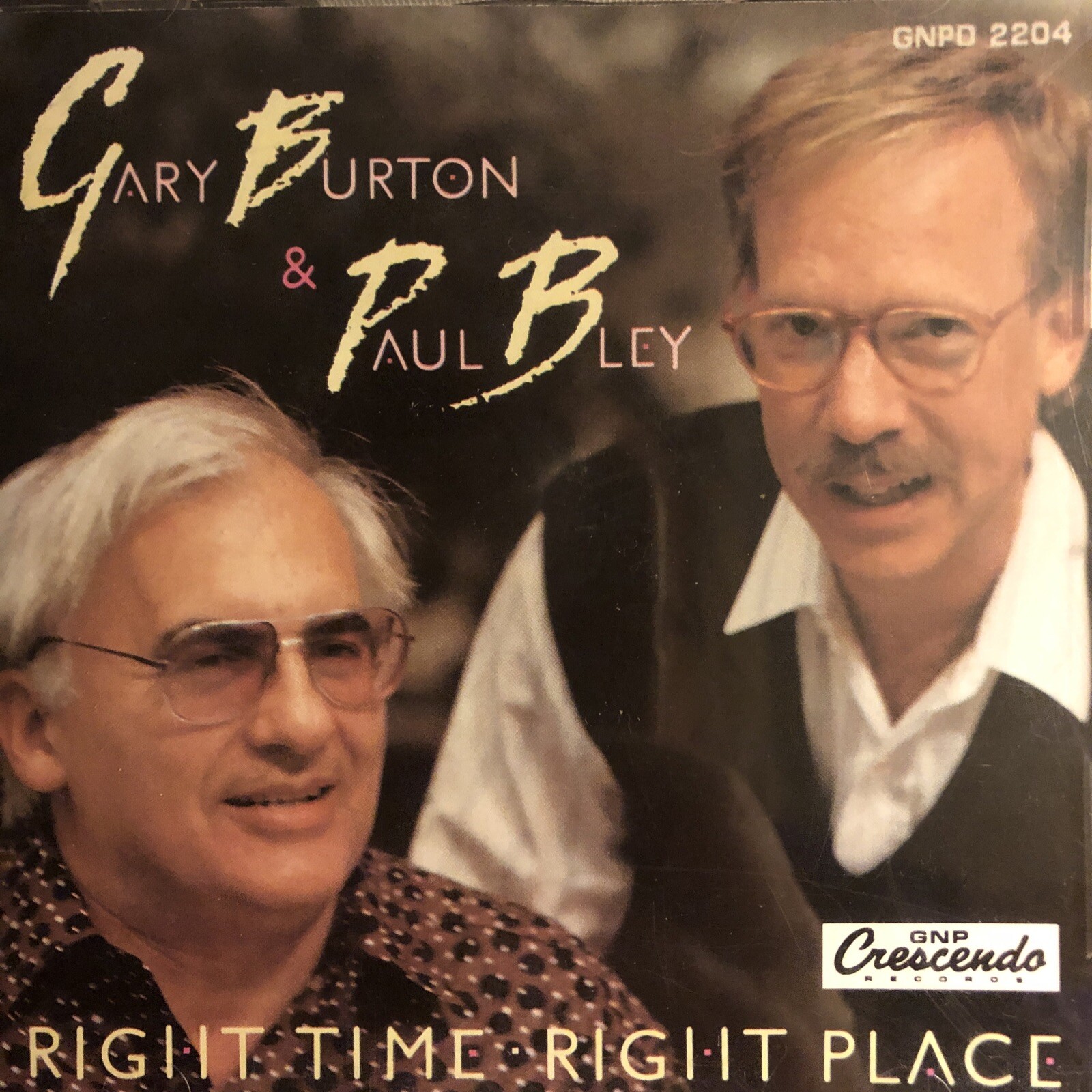 Right Time-Right Place Gary Burton Paul Bley CD 1991 Crescendo GNPD 2204 NM/NM 52824220423| eBay