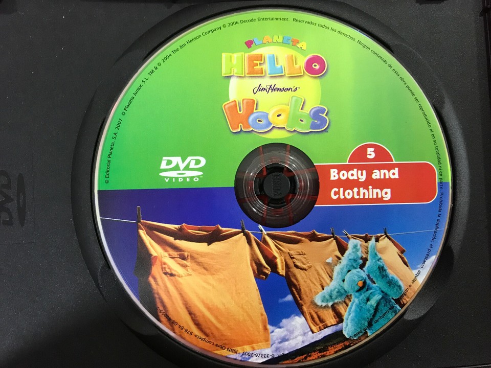 Hello Hoobs DVD 1 Jim Henson Planeta Body And Clothing | eBay UK