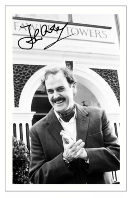 JOHN CLEESE Signed Autograph PHOTO Fan Gift Signature Print FAWLTY ...