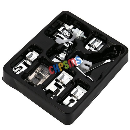 8PCS Presser Feet Kit fits Singer,Brother,Janome,Elna,Kenmore,low shank ...