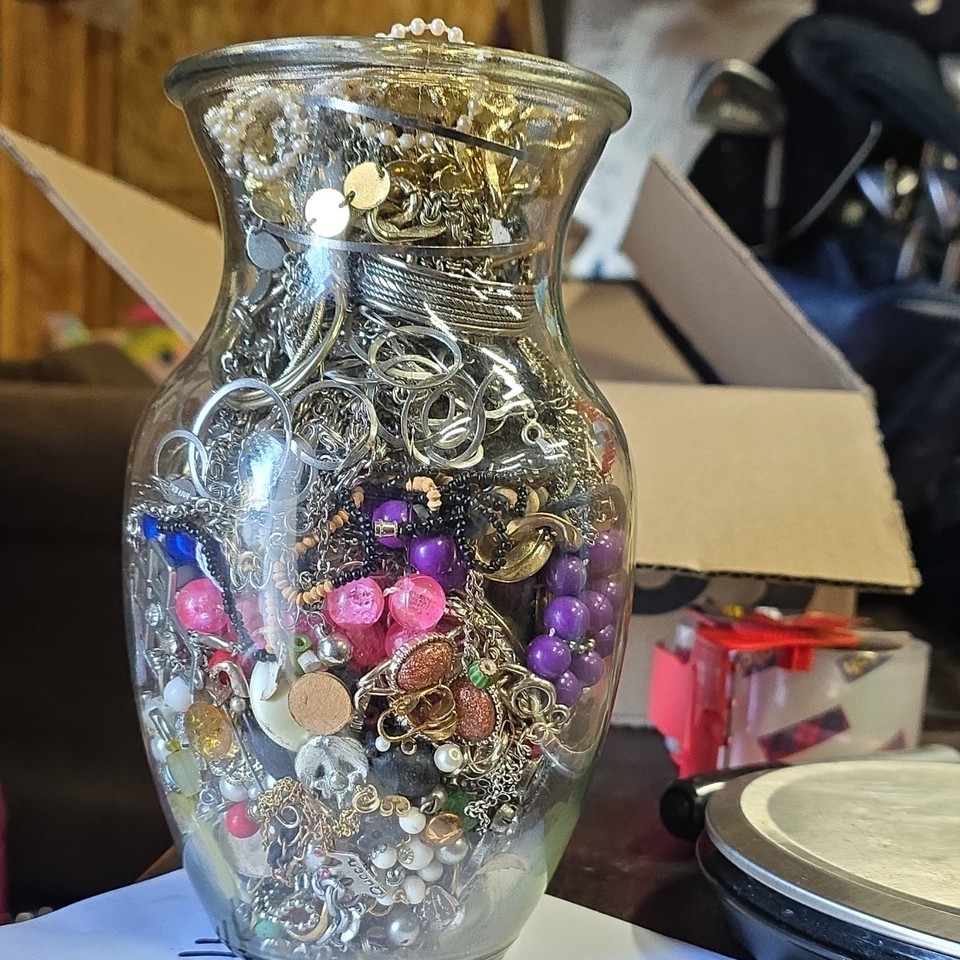4lb Mixed Jewelry vintage random jar | eBay