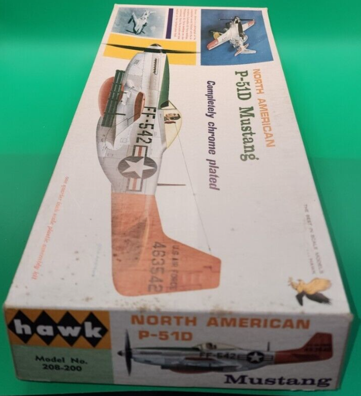 Hawk 1:48 CHROME P-51 D Mustang USAF RCAF Philippines Fighter Model Kit ...