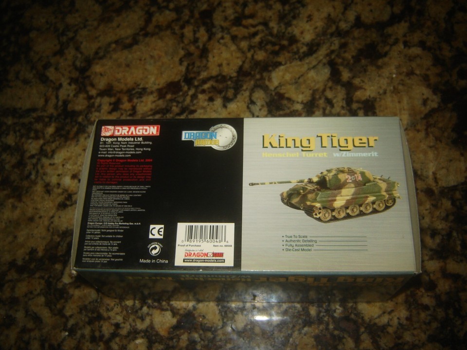 Dragon 1/72 Sd.Kfz.182 King Tiger German Army , Belgium 1944 60048 | eBay
