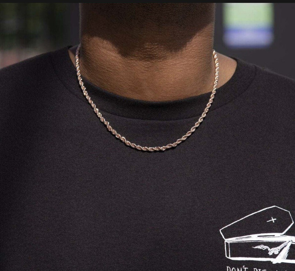 GLD Shop Rope Chain Plated In 14k Rose Gold - 4mm | eBay