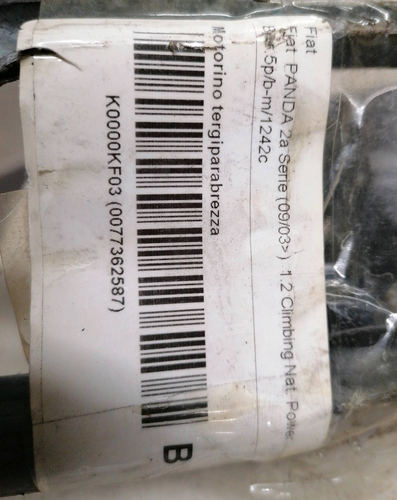 46804522 moteur essuie-glace av pour FIAT PANDA (2Q) 1.2 Dynamic Nat ...