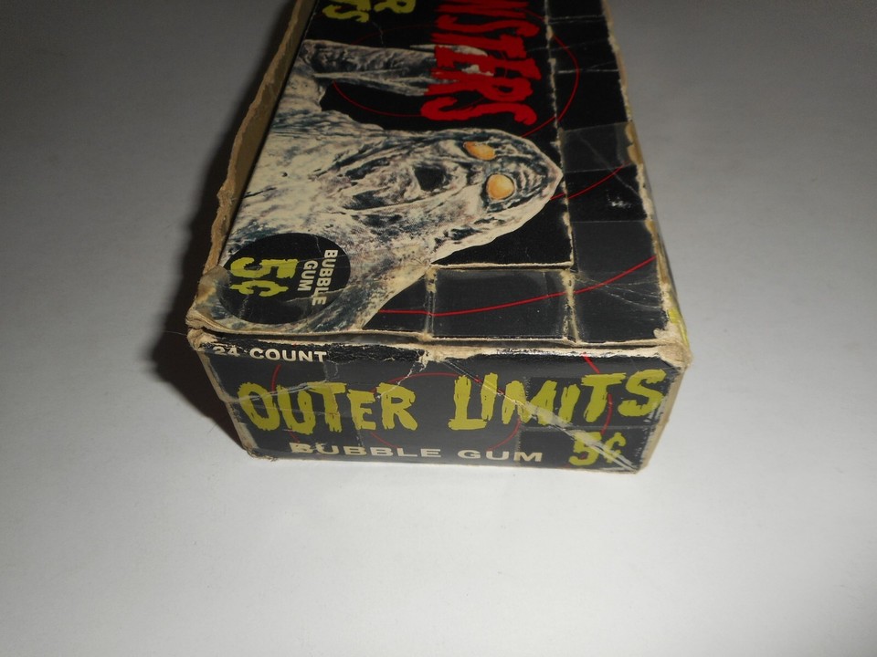 1964 MONSTERS FROM OUTER LIMITS CARD PACK DISPLAY BOX BUBBLES INC. | eBay